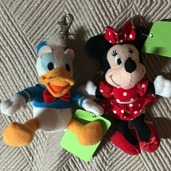 Disney | Accessories | Donald Duck Minnie Mouse Keychains | Poshmark
